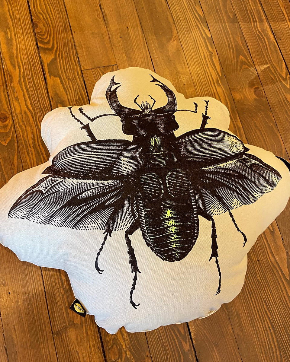 INSECT PILLOW: STAG BEETLE – LEISURE SYNDICATE